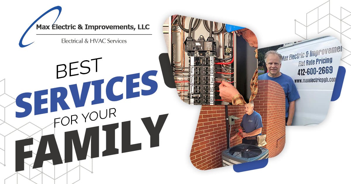 Electrician & Heating and Cooling Washington PA | Max Electric ...